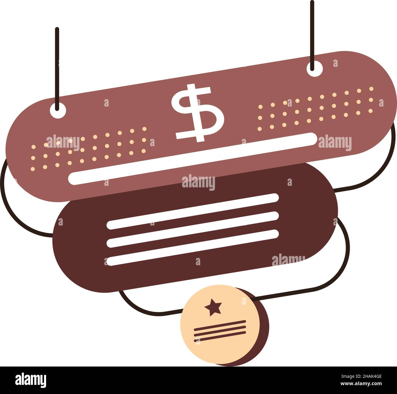 hanging banner offer Stock Vector Image & Art - Alamy
