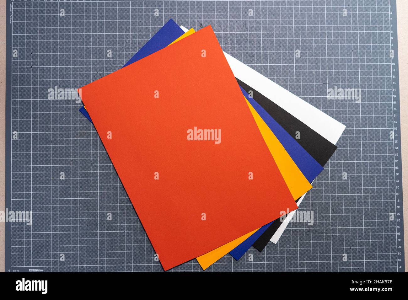 Different colored paper for background Stock Photo - Alamy