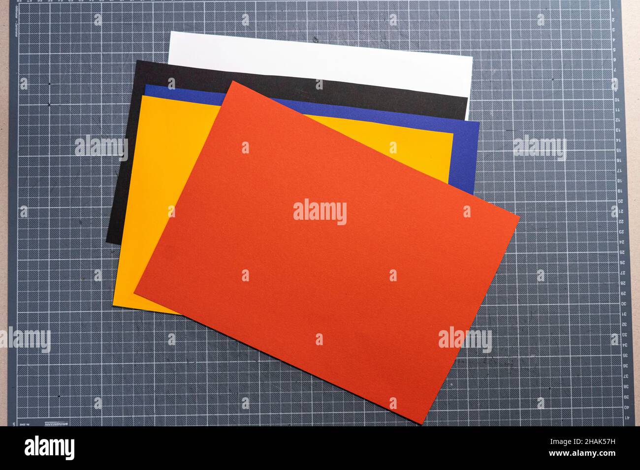 Different colored paper for background Stock Photo - Alamy