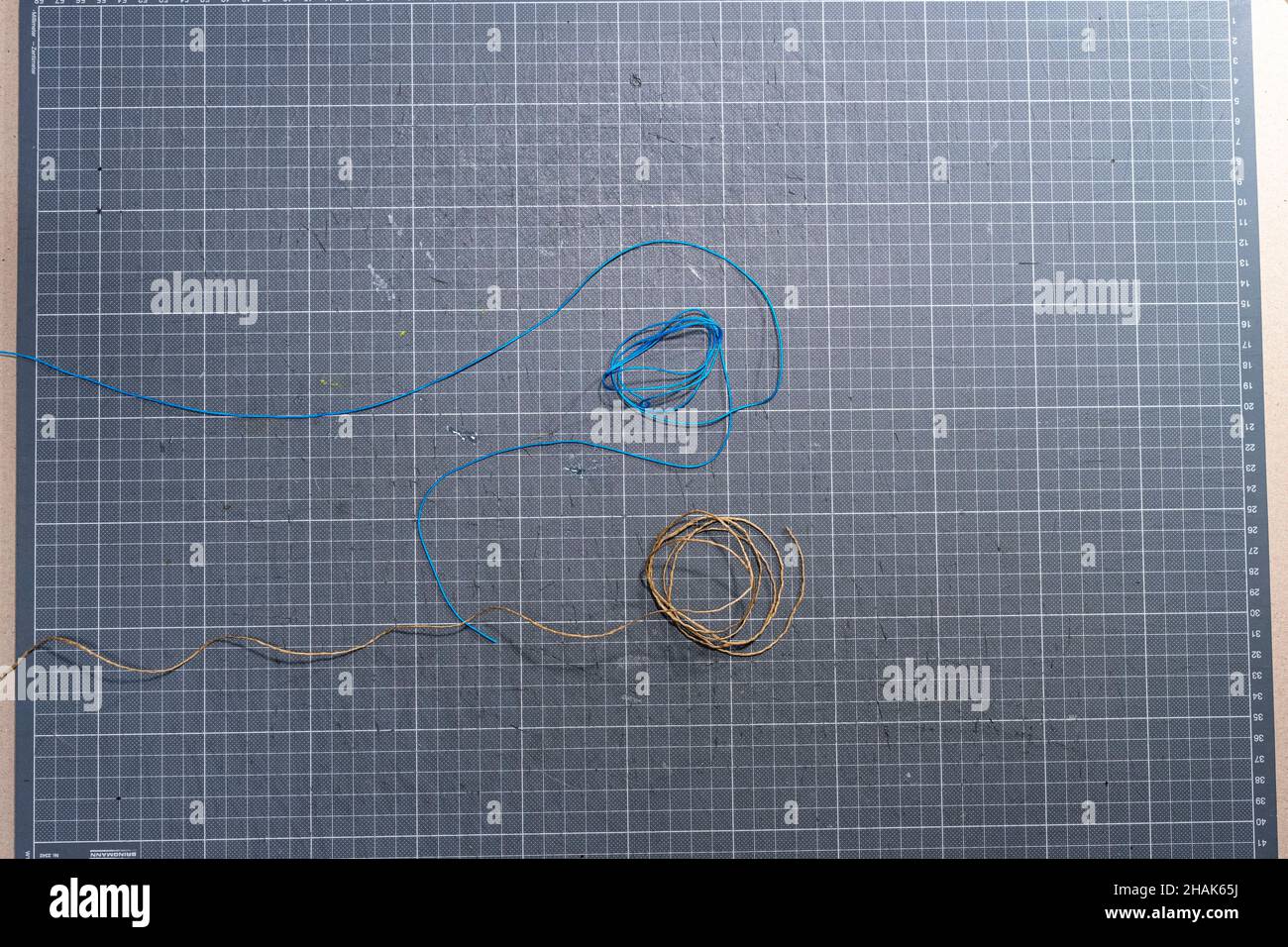 String - material to use for homemade decoration Stock Photo - Alamy