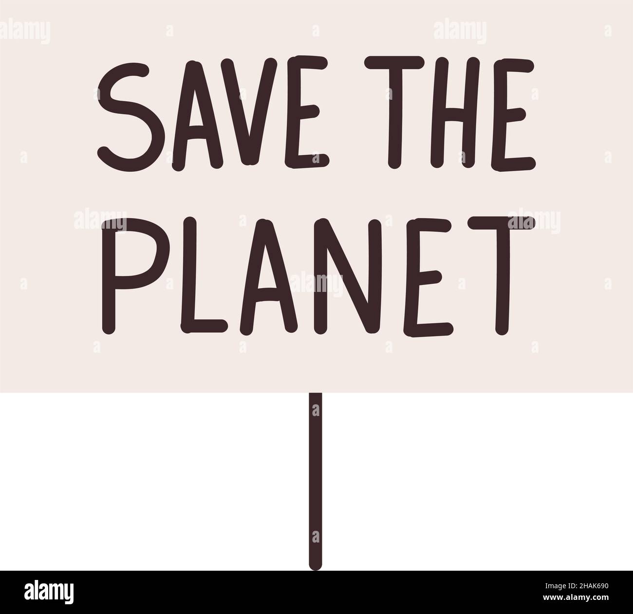 save the planet poster Stock Vector Image & Art - Alamy