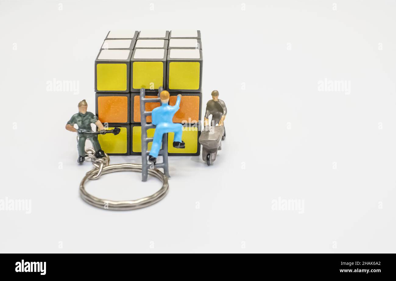 Rubiks cube style hi-res stock photography and images - Alamy