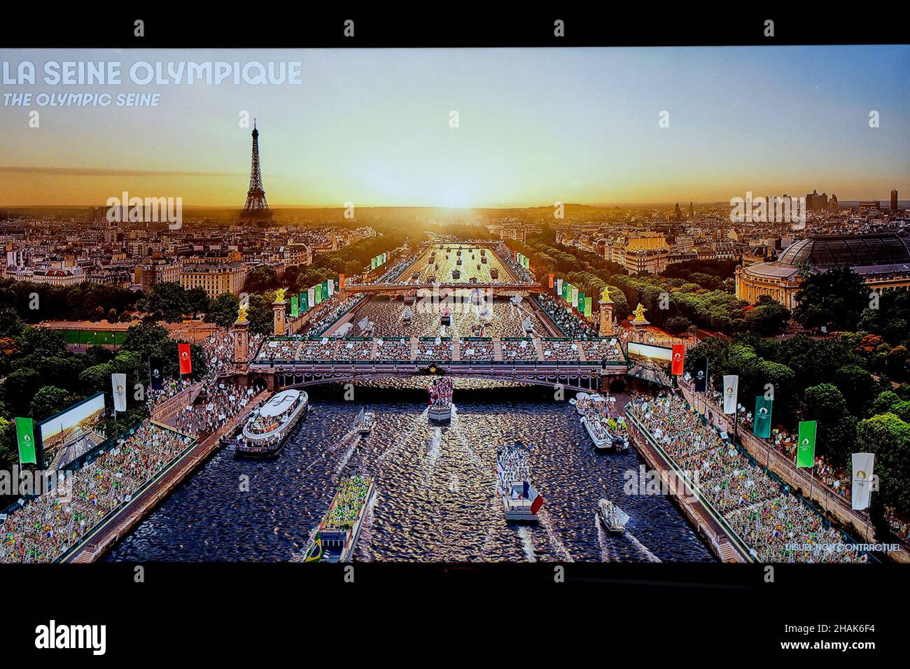 Press conference to present the ceremony of the Paris 2024 Olympic ...