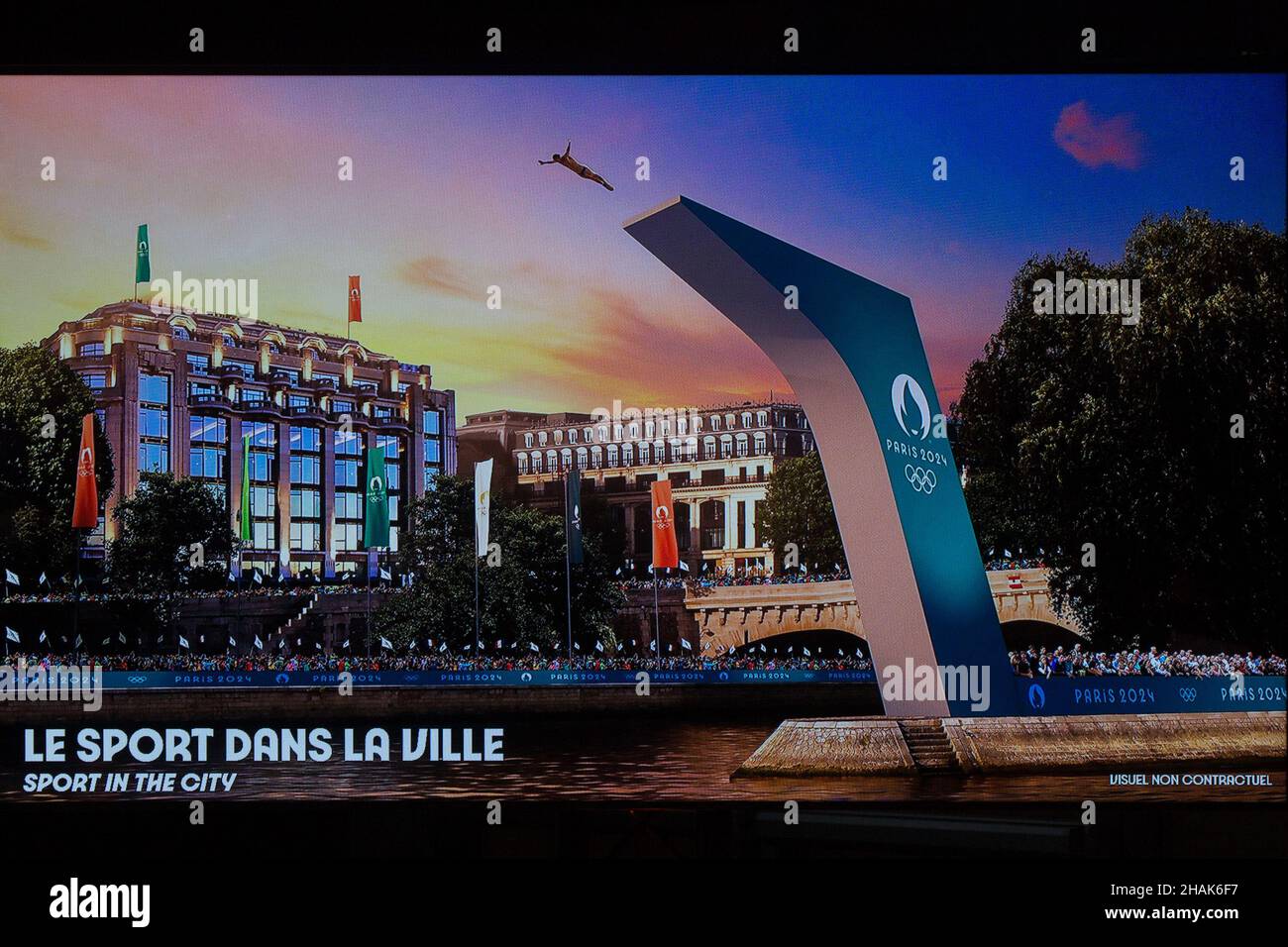 Press conference to present the ceremony of the Paris 2024 Olympic ...