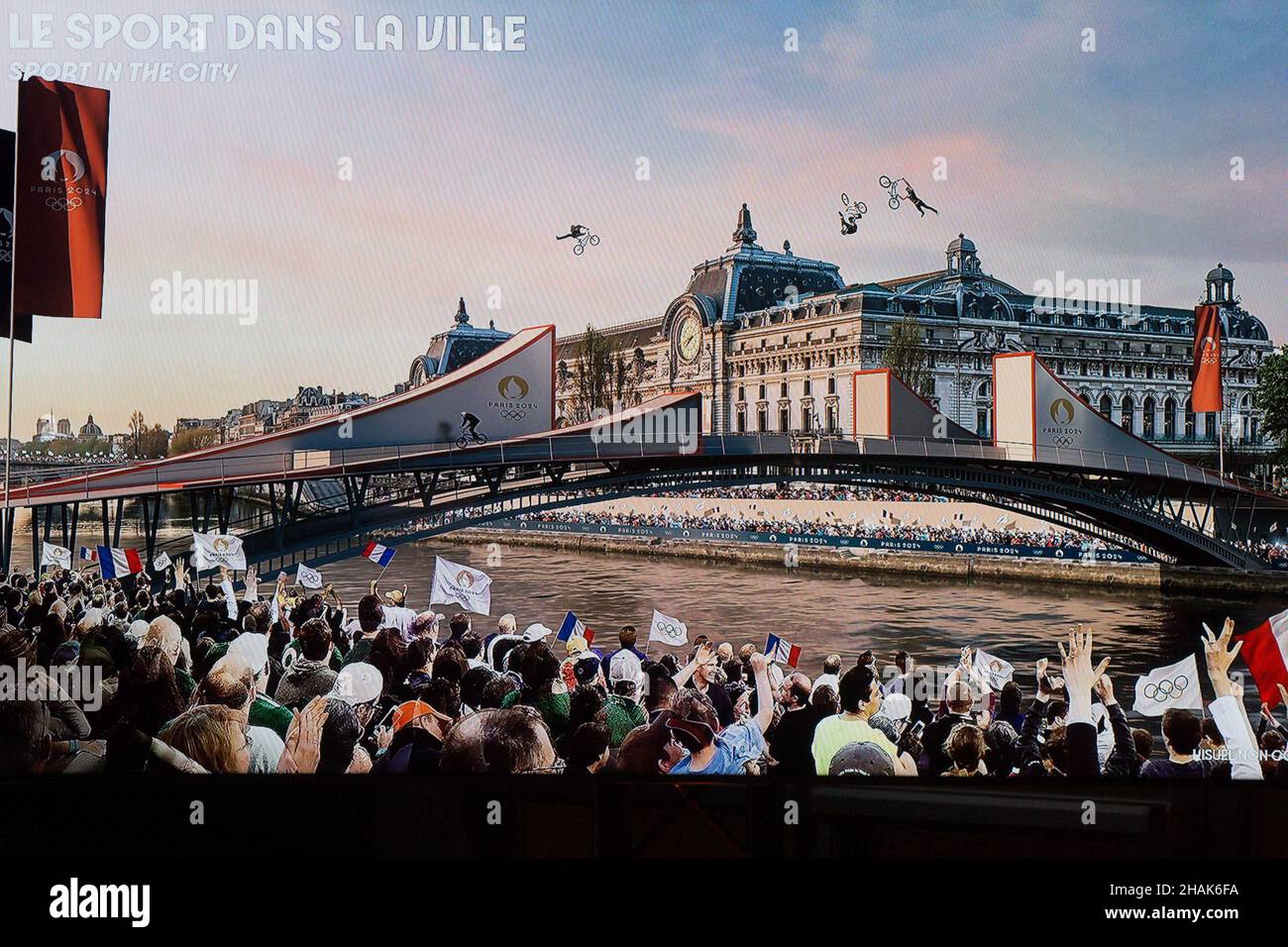 Press conference to present the ceremony of the Paris 2024 Olympic ...