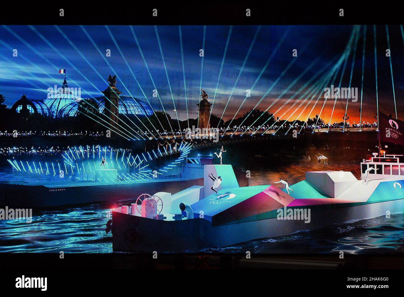 Press conference to present the ceremony of the Paris 2024 Olympic ...