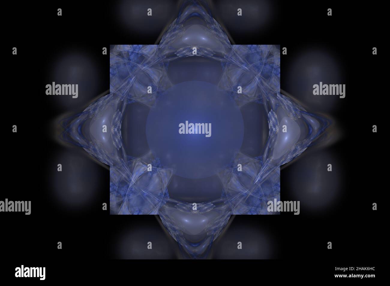 Digital render beautiful blue hi-res stock photography and images - Alamy