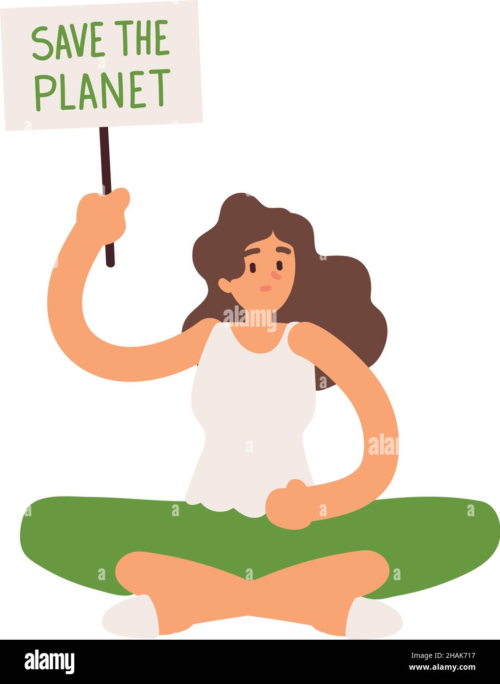 woman and save the planet Stock Vector Image & Art - Alamy