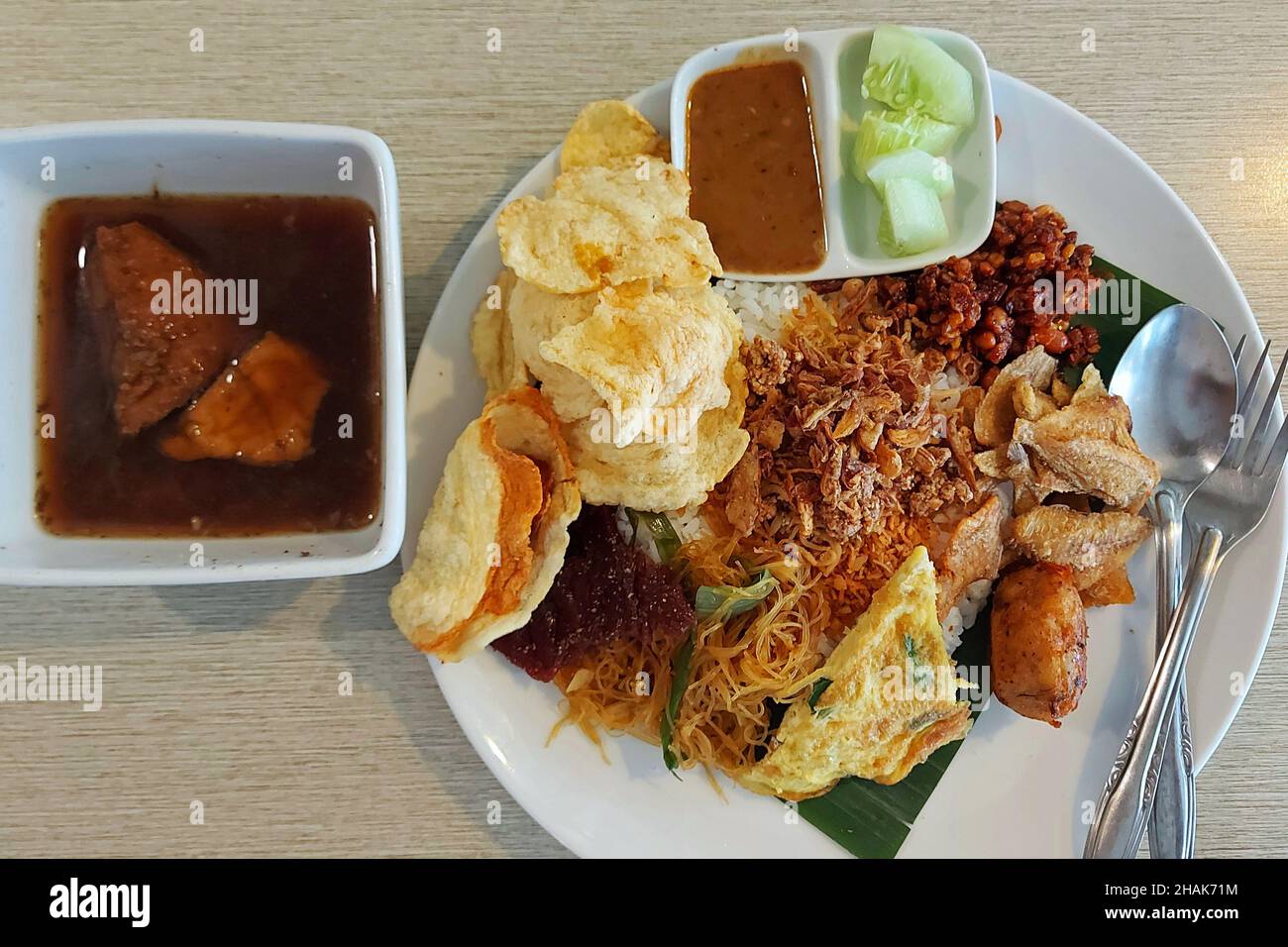 Nasi Ulam Rice Betawi, Traditional Food Indonesia Stock Photo - Alamy