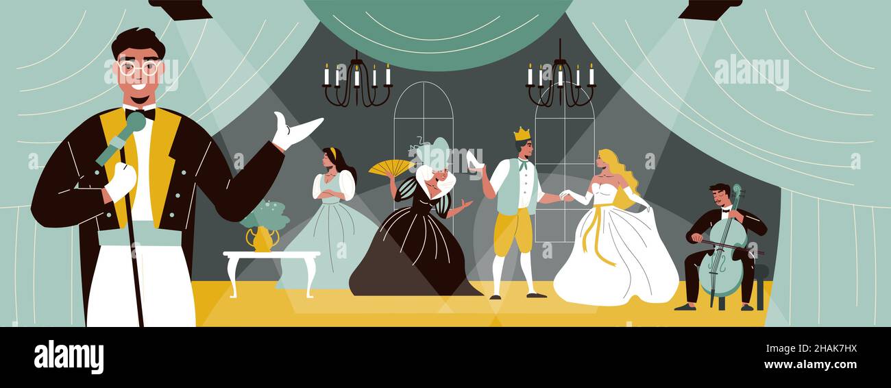 Foreground actors Stock Vector Images - Alamy