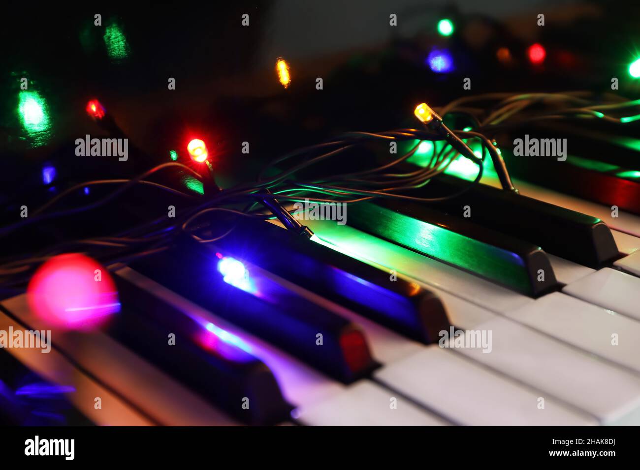 Glowing colorful keyboard hi-res stock photography and images - Alamy