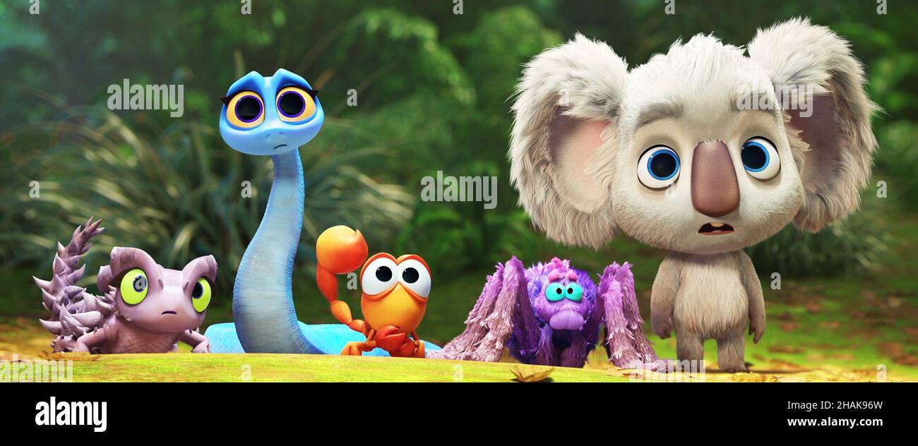 BACK TO THE OUTBACK, from left: Zoe (voice: Miranda Tapsell), Maddie ...