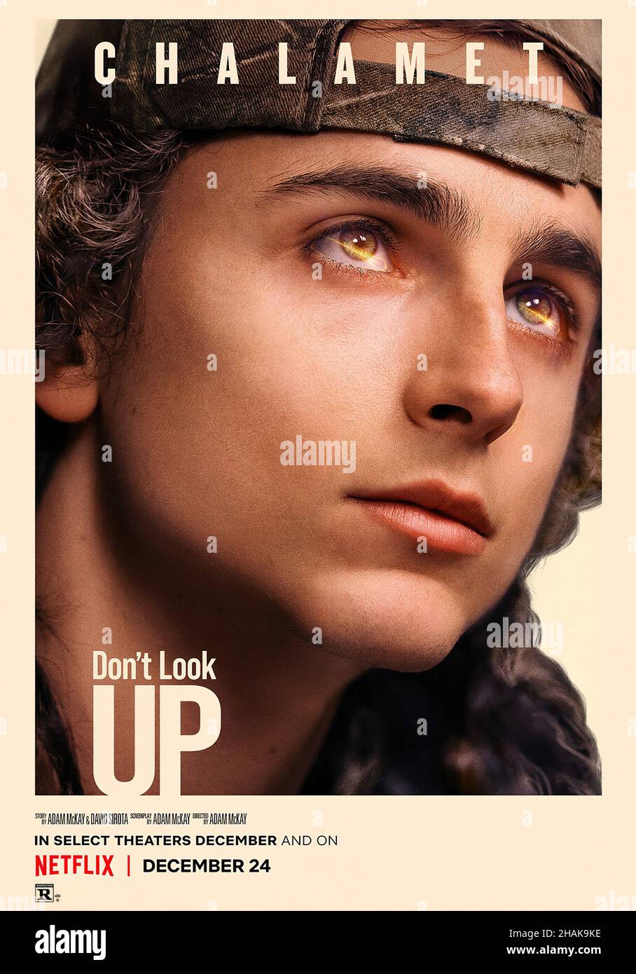 DON'T LOOK UP, US character poster, Timothee Chalamet, 2021. © Netflix ...