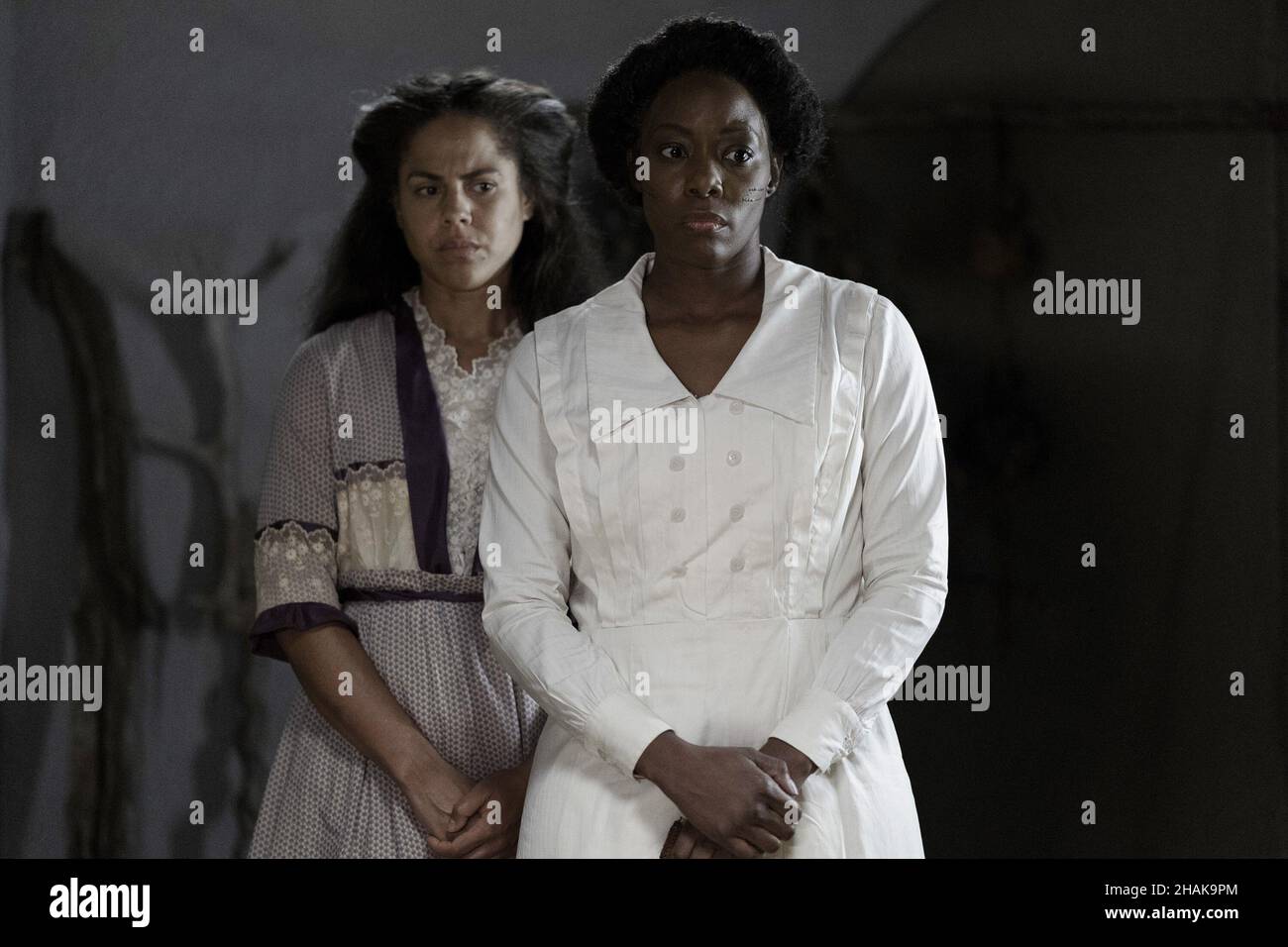 HORROR NOIRE, from left: Lenora Crichlow, TiJuan Mosley, segment ...