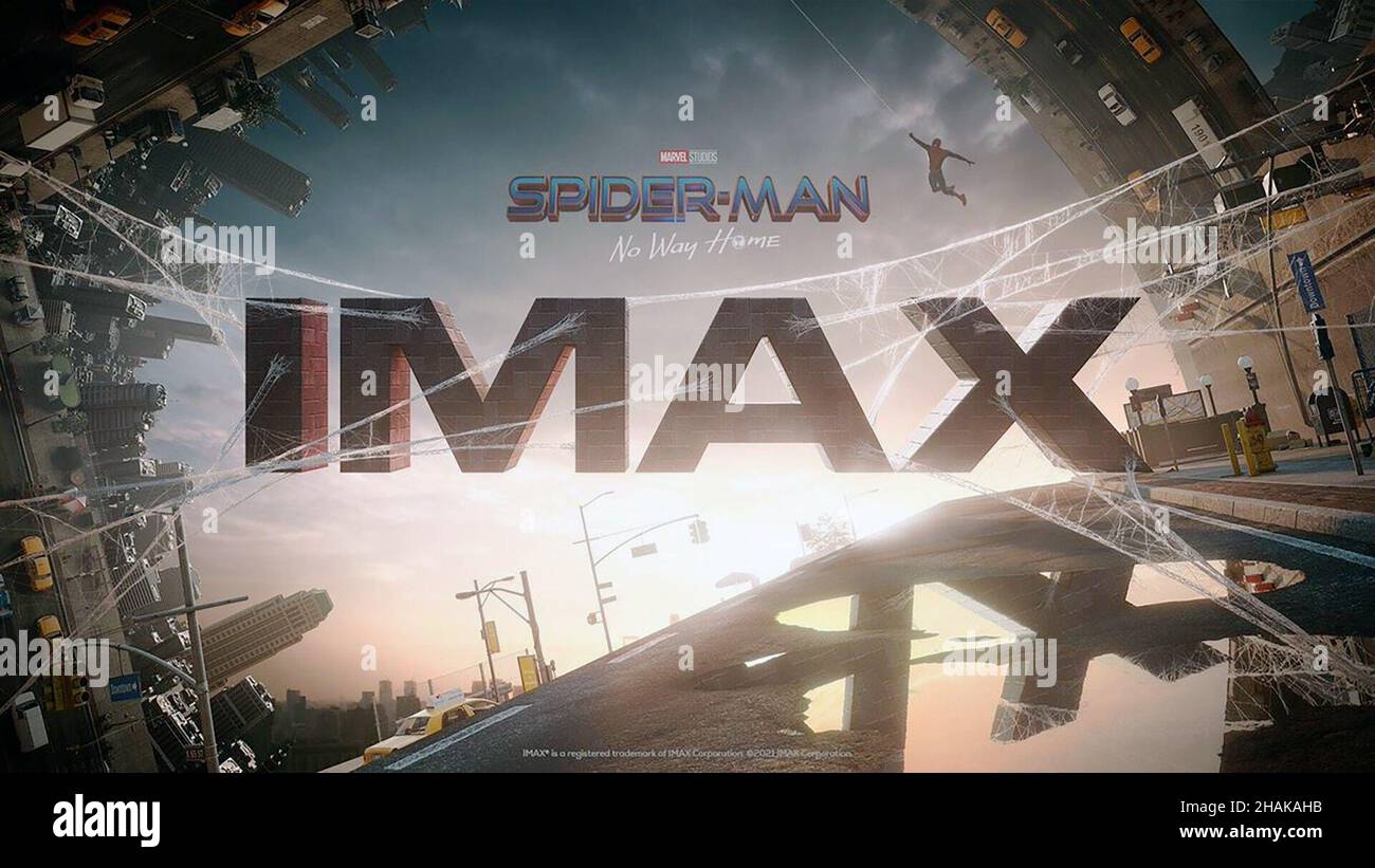 SPIDER-MAN: NO WAY HOME, IMAX poster, Tom Holland as Spider-Man, 2021 ...
