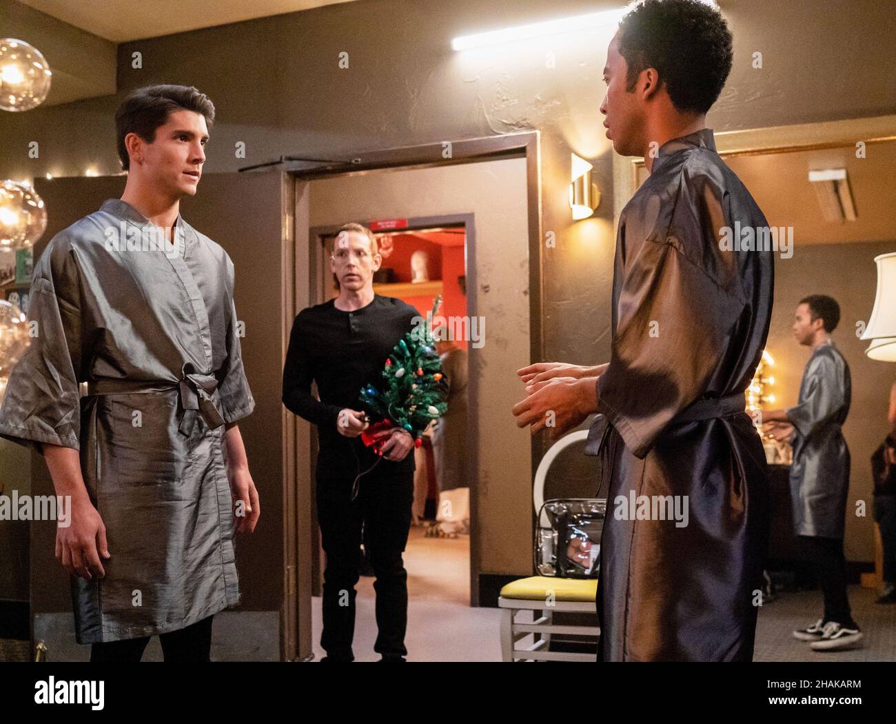 THE BIG LEAP, from left: Adam Kaplan, Tim Lyons, Raymond Cham Jr., Swan ...