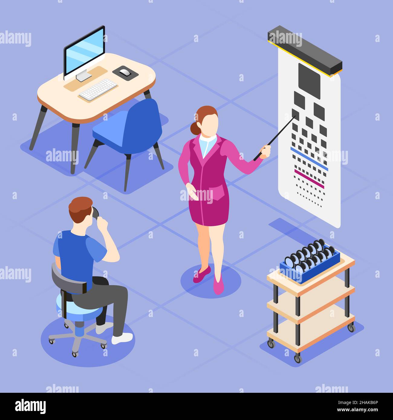 Snellen illustration hi-res stock photography and images - Alamy