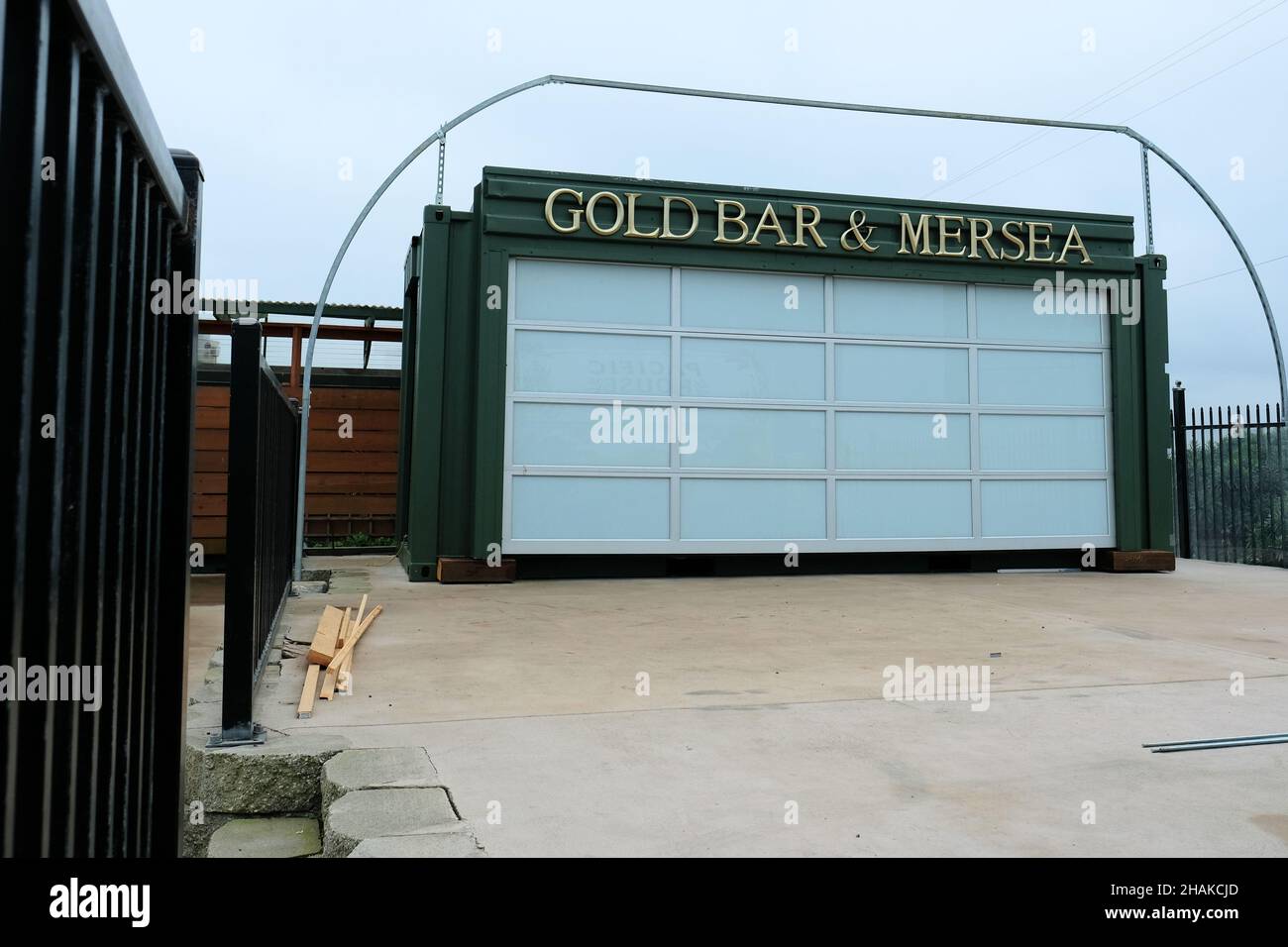 Gold Bar at Mersea Restaurant, a container-style dining venue on ...