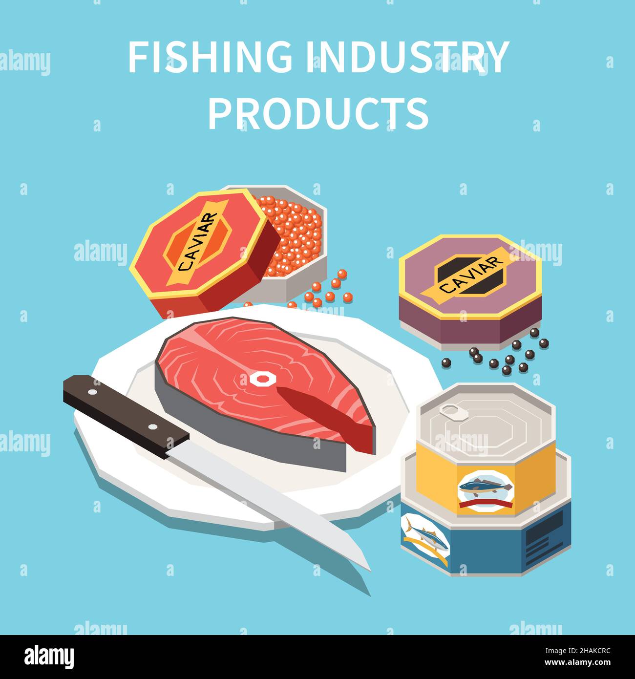 Fish farming advertising poster hi-res stock photography and images - Alamy