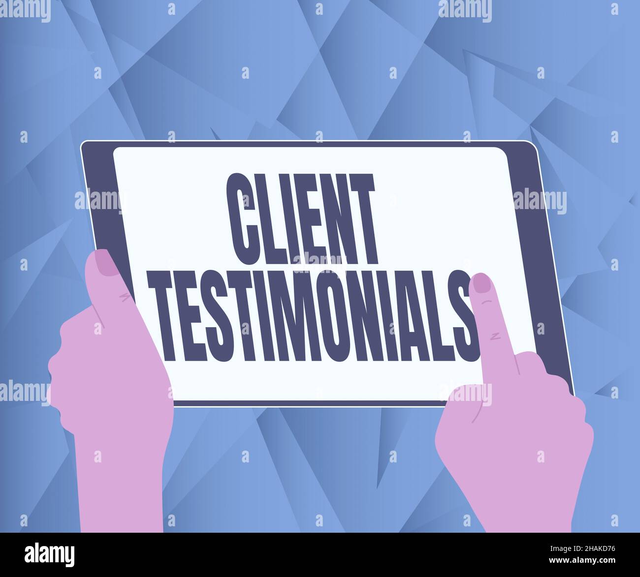 Text sign showing Client Testimonials. Conceptual photo Written ...