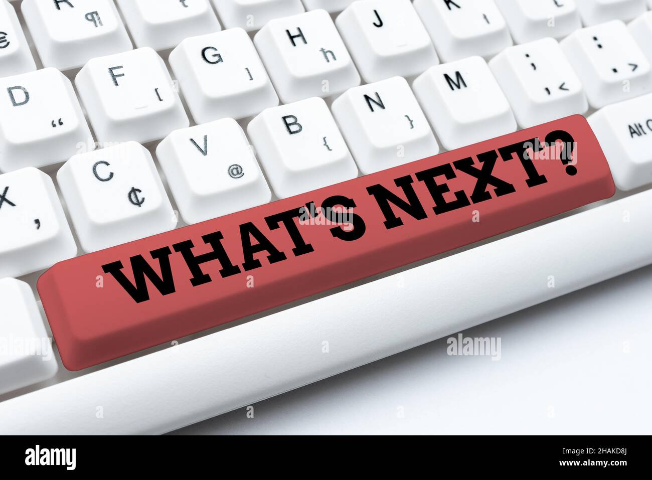 Inspiration showing sign What S Next Question. Word Written on Get ...