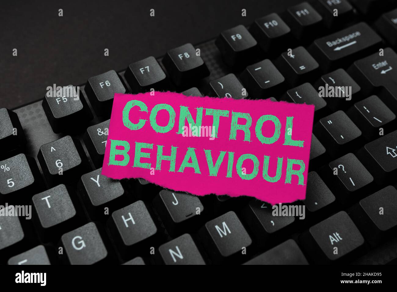 Conceptual display Control Behaviour. Word for Exercise of influence ...