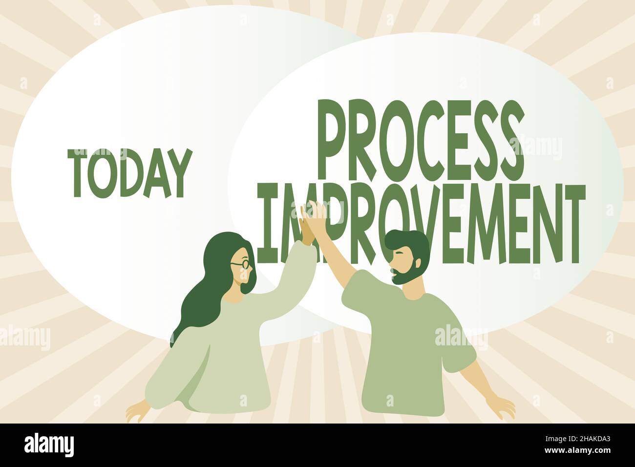 Conceptual display Process Improvement. Conceptual photo Optimization ...