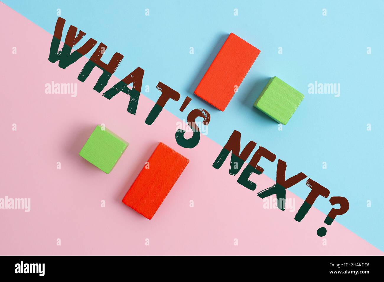 Conceptual caption What S Next Question. Business concept Get ...