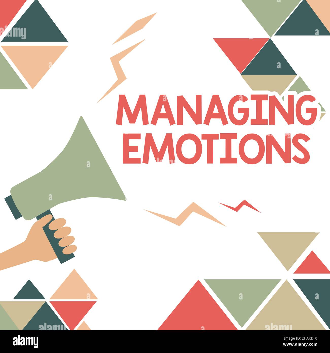 Managing emotions illustration hi-res stock photography and images - Alamy