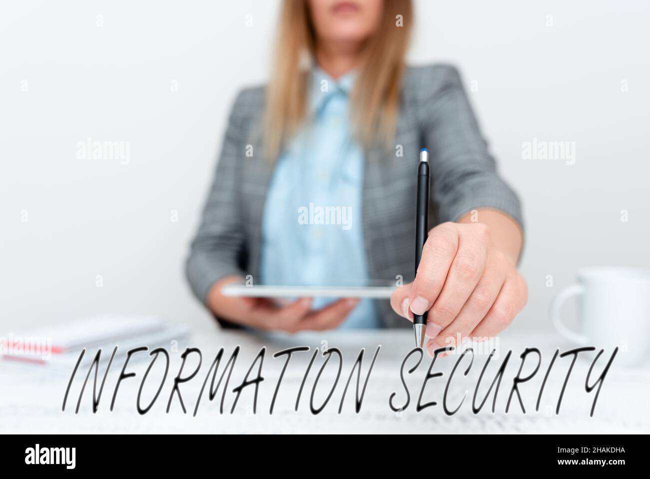 Conceptual display Information Security. Internet Concept INFOSEC Preventing Unauthorized Access ...