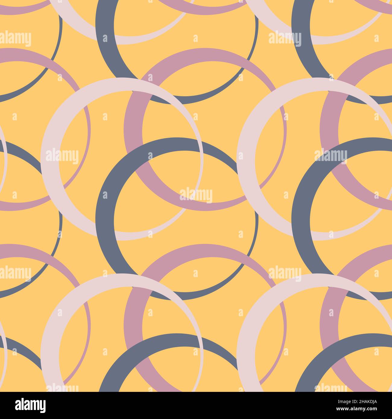 Illustration Seamless pattern on a square background - rings are ...