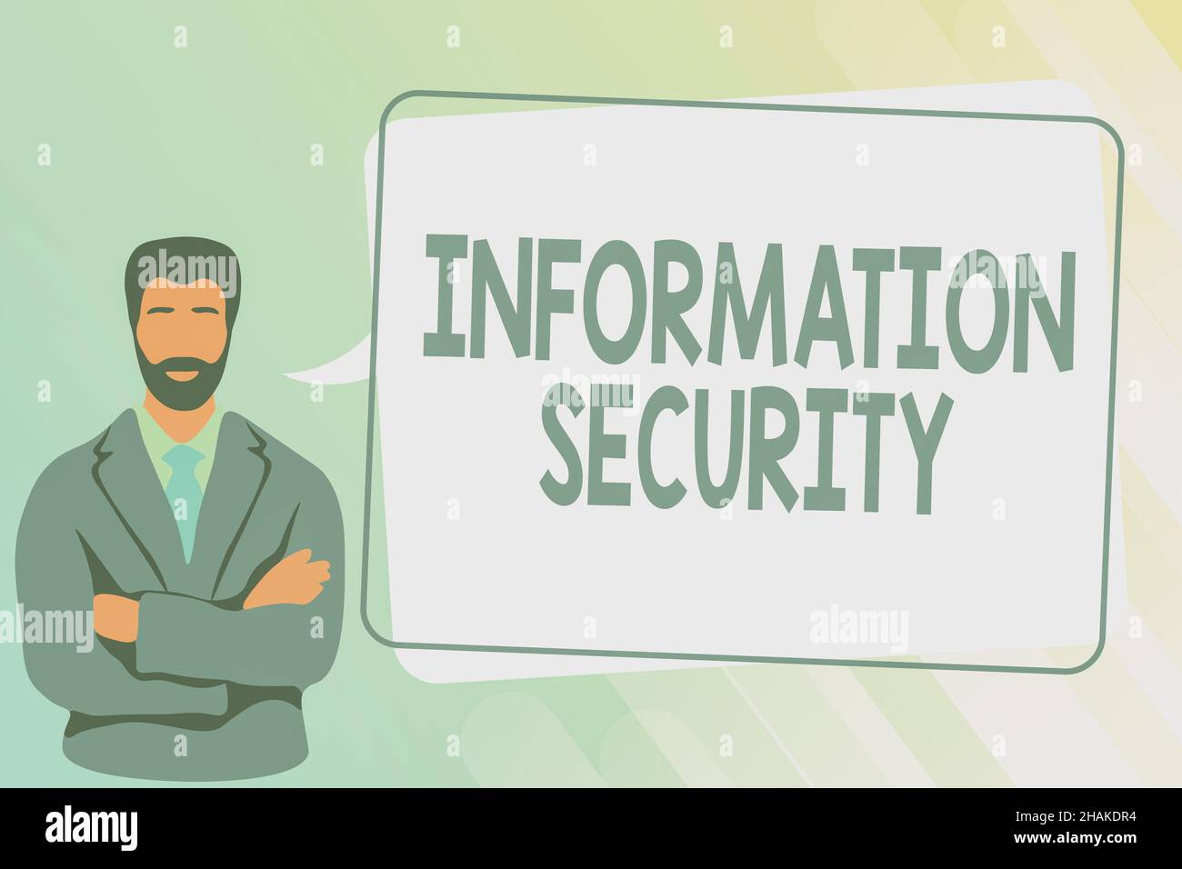 Writing displaying text Information Security. Conceptual photo INFOSEC Preventing Unauthorized ...