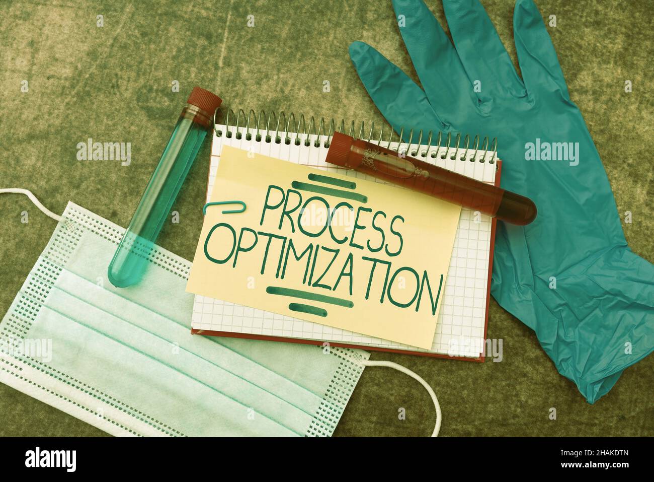 Conceptual caption Process Optimization. Concept meaning Improve Organizations Efficiency ...