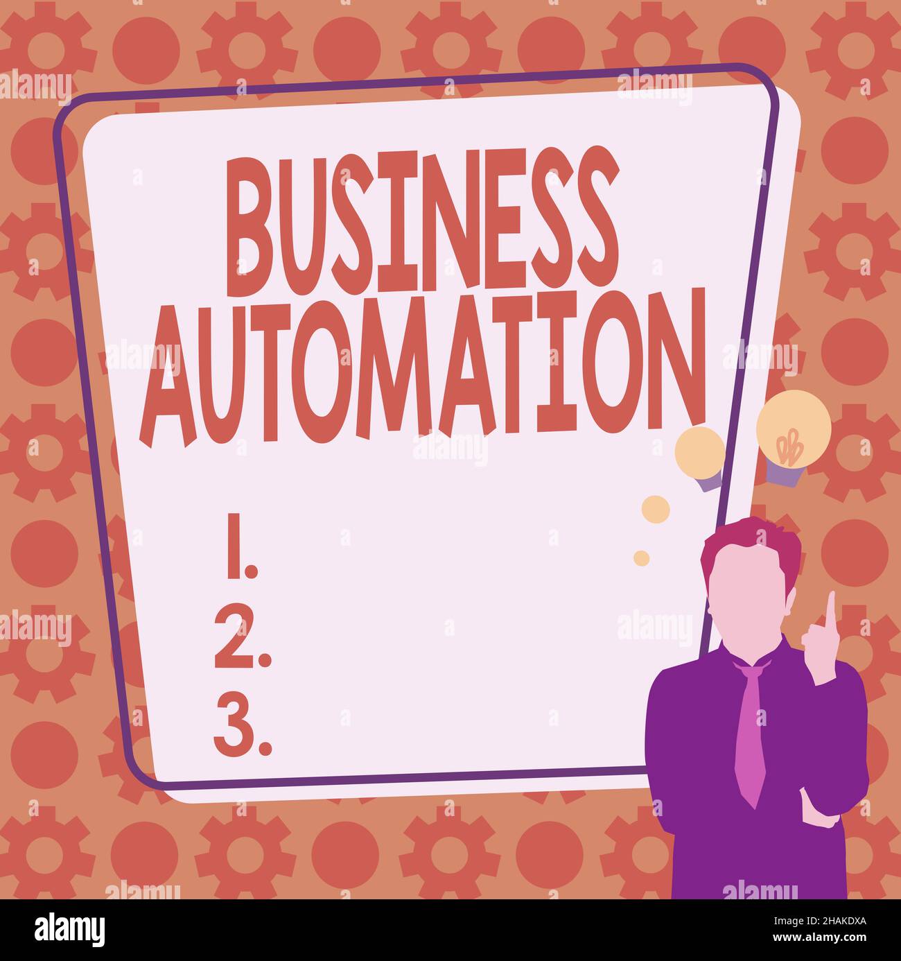 Conceptual caption Business Automation. Conceptual photo for Digital ...