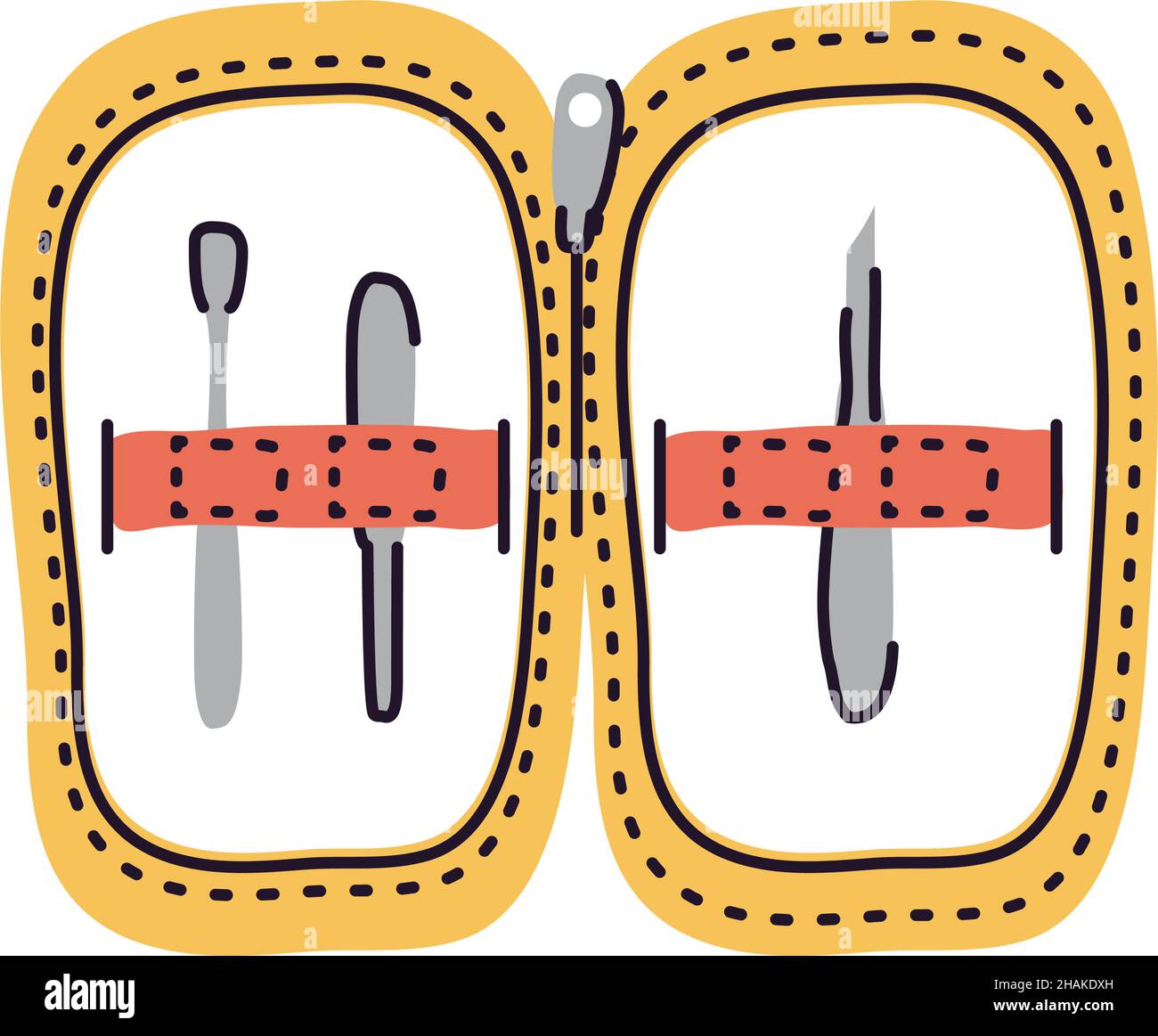 manicure kit tools Stock Vector Image & Art - Alamy