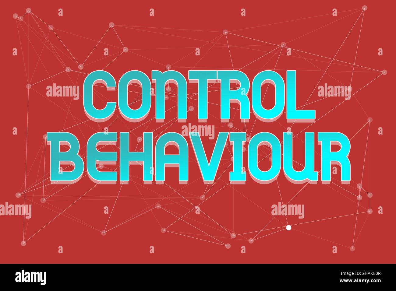 Text caption presenting Control Behaviour. Word for Exercise of ...