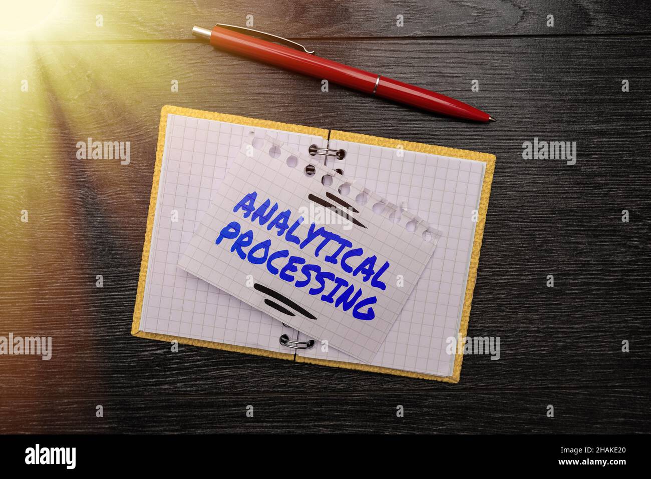 Hand writing sign Analytical Processing. Business showcase easily View Write Reports Data Mining ...