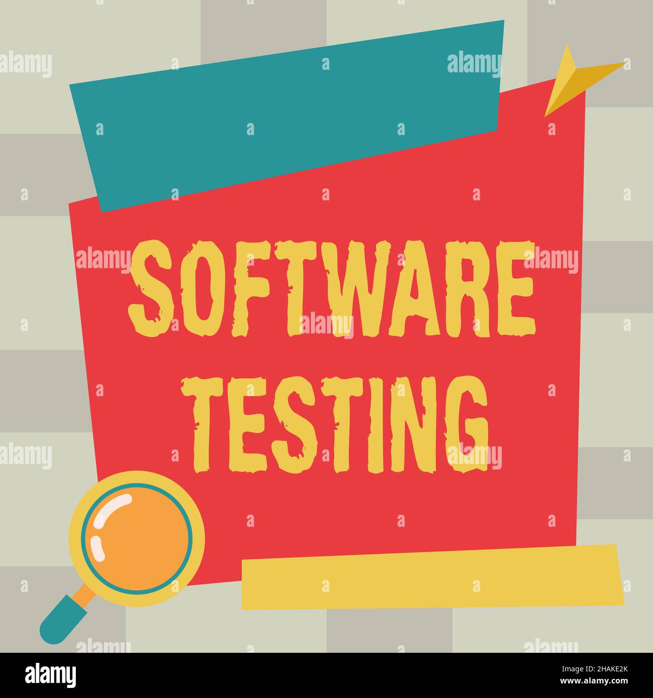 Text Caption Presenting Software Testing Business Approach Investigation Provide Information