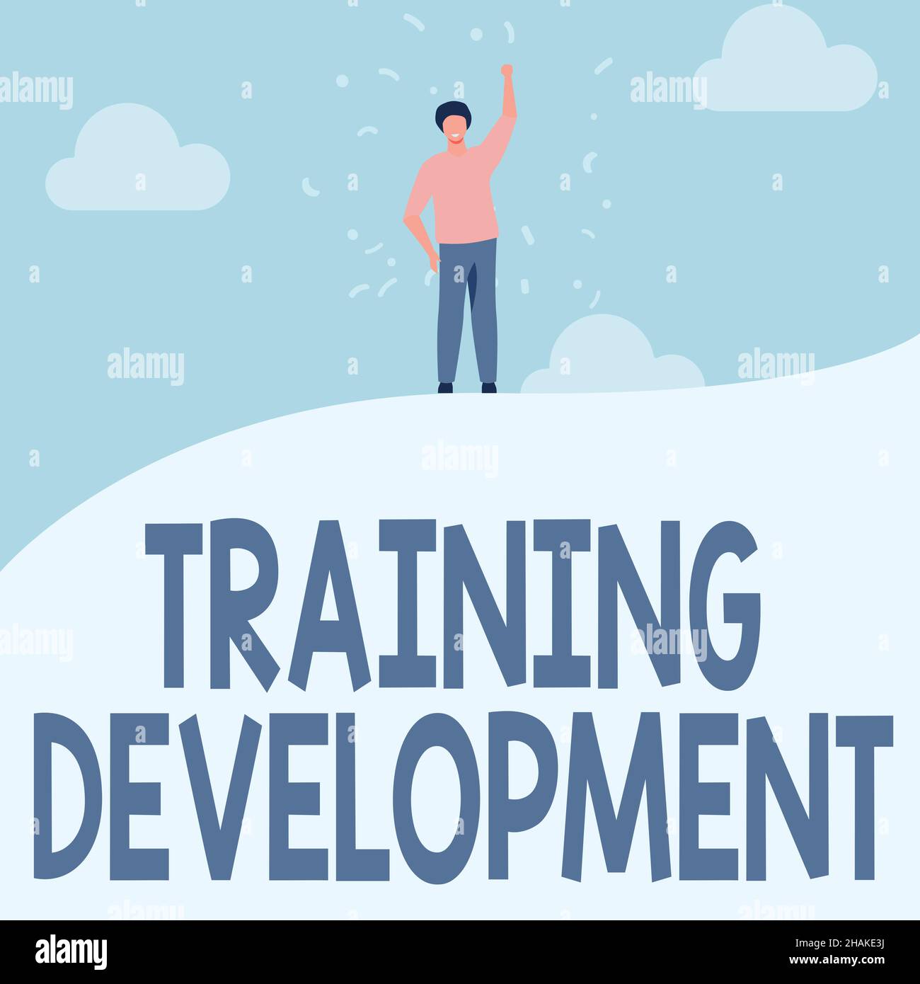 Inspiration showing sign Training Development. Word for Learn and ...