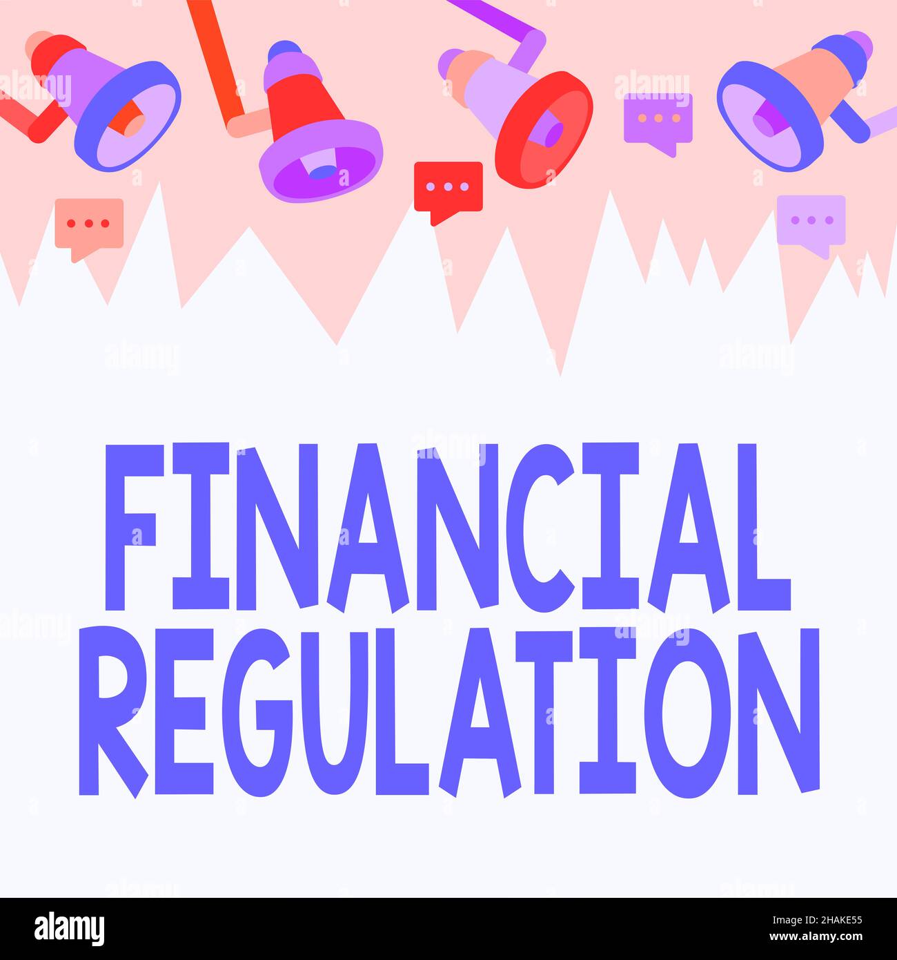 Hand writing sign Financial Regulation. Word for aim to Maintain the ...