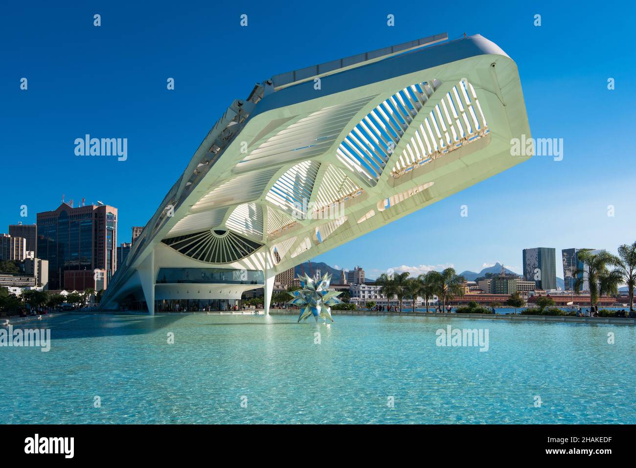 Rio de Janeiro, Brazil - August 11, 2018: The Museum of Tomorrow, a ...