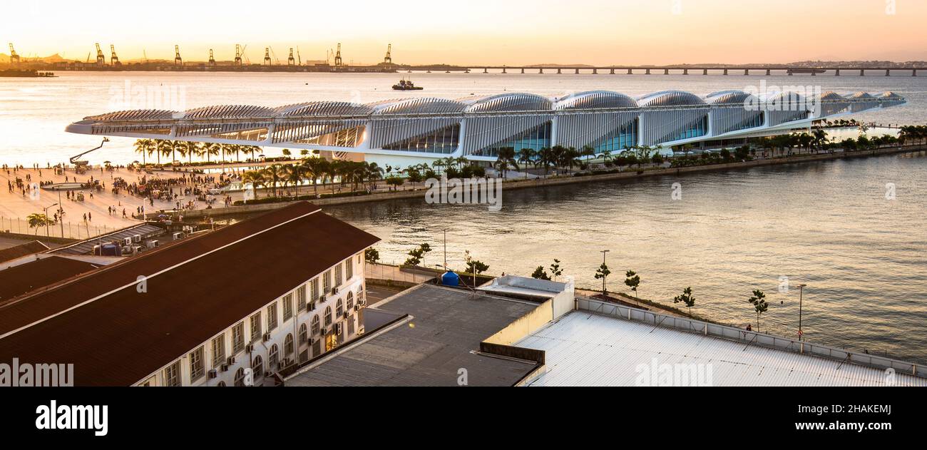 Rio de Janeiro, Brazil - August 11, 2018: View of Museum of Tomorrow, a ...