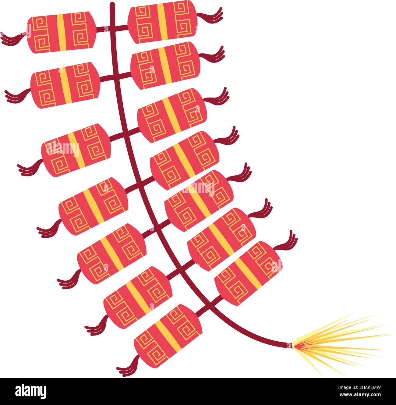 chinese fireworks celebration Stock Vector Image & Art - Alamy