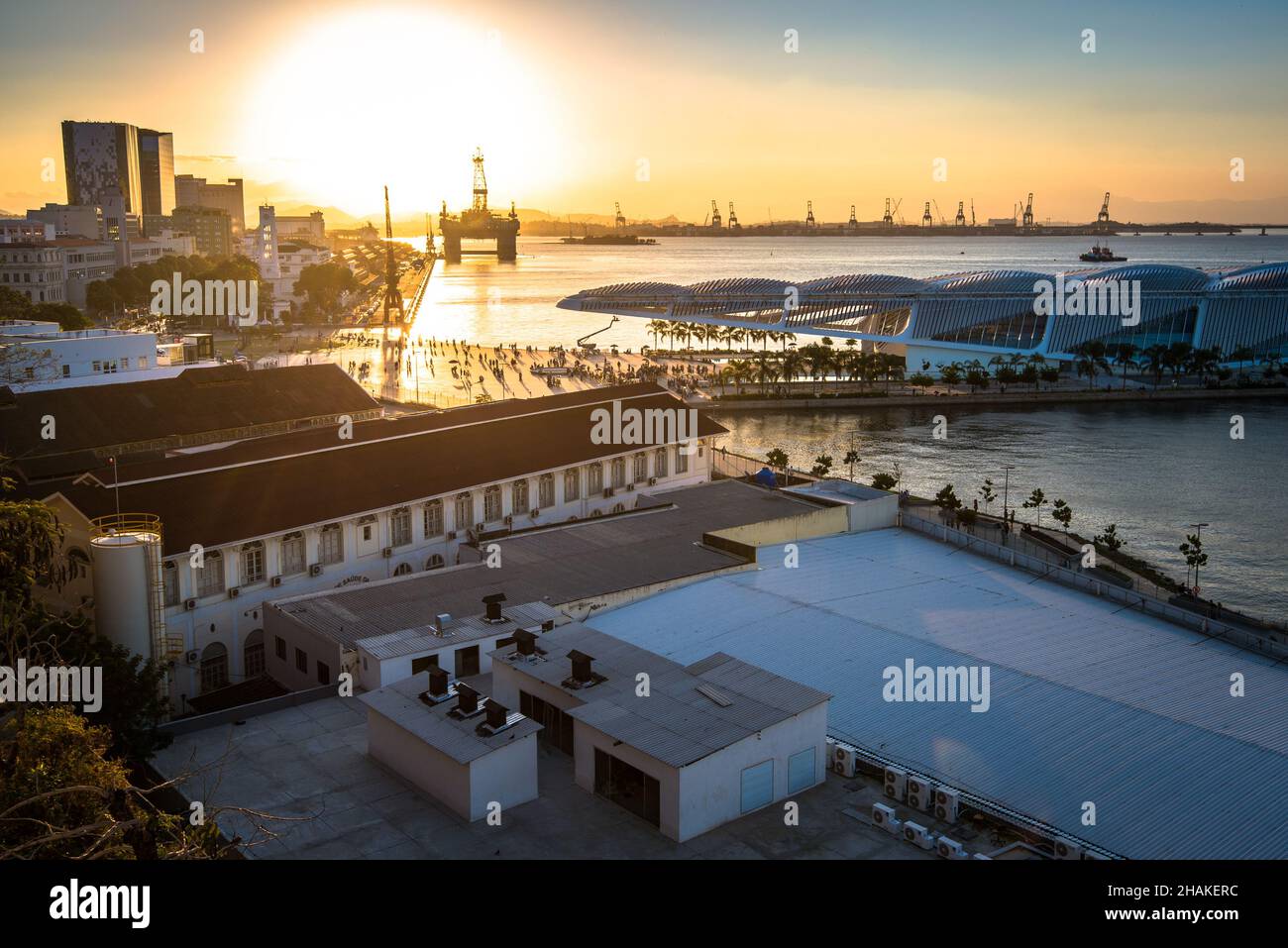 Rio de Janeiro, Brazil - August 11, 2018: View of Museum of Tomorrow, a ...