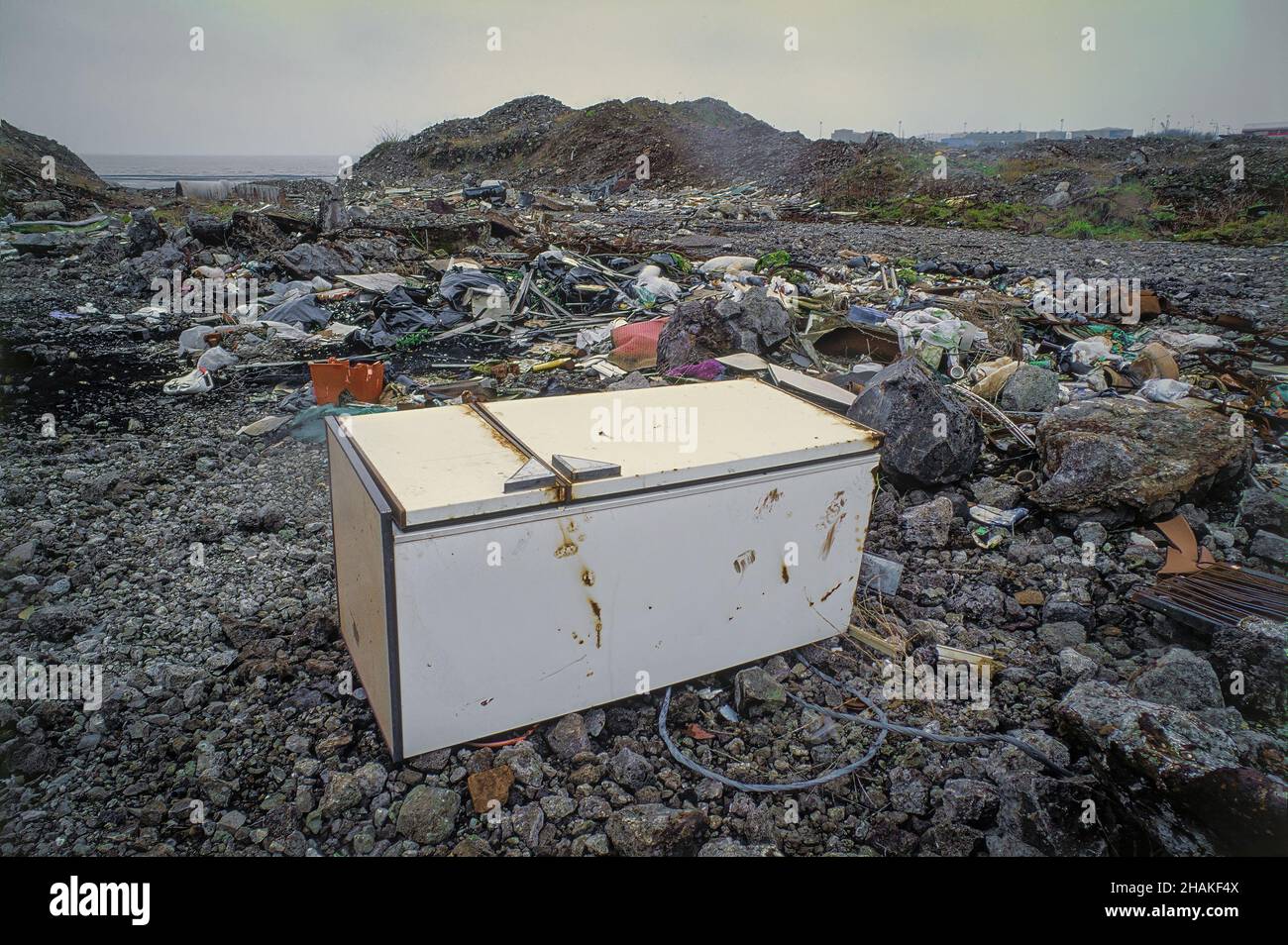 Fly tipping refrigerator hi-res stock photography and images - Alamy