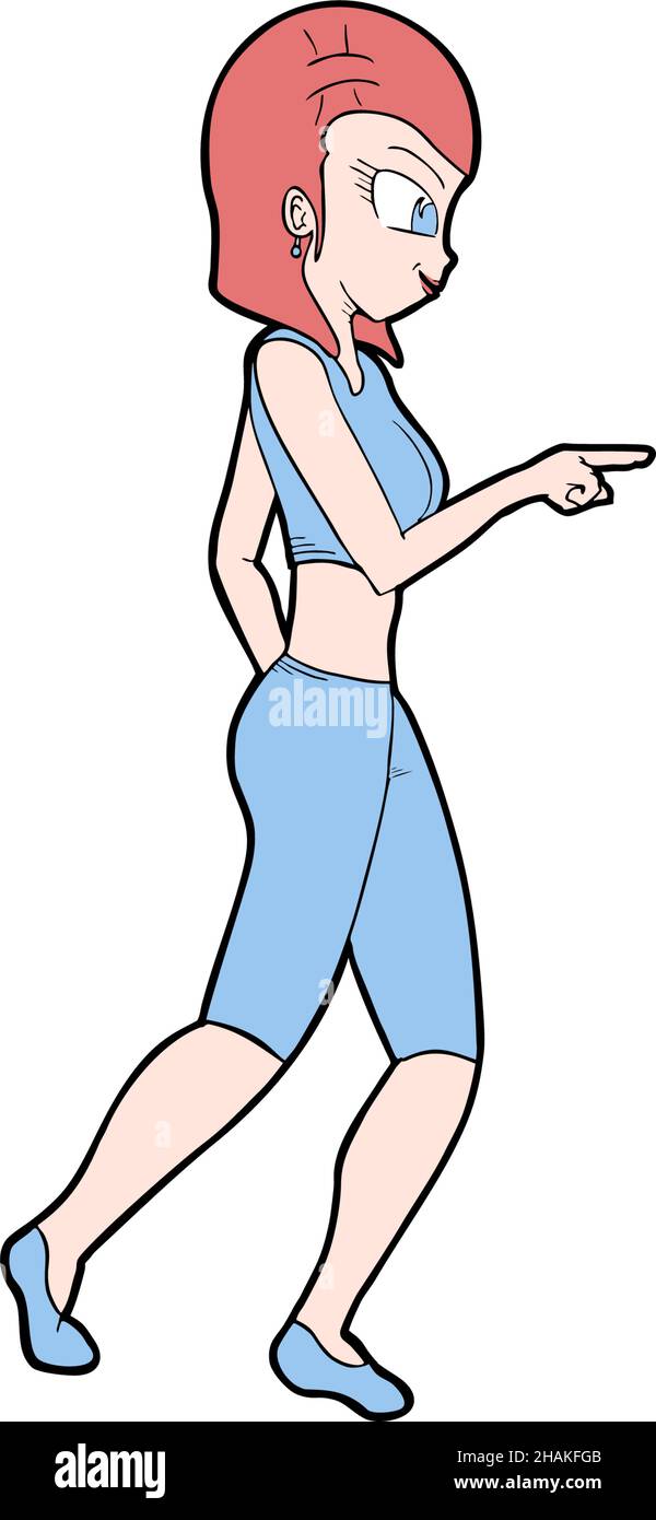 fit woman draw Stock Vector Image & Art - Alamy