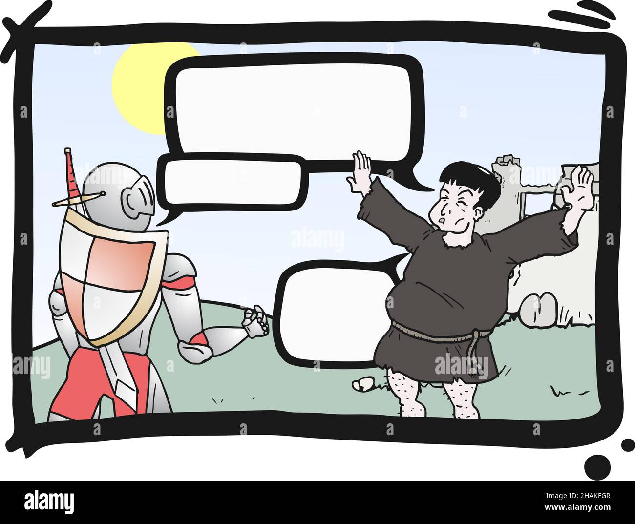 Talking shield Cut Out Stock Images & Pictures - Alamy