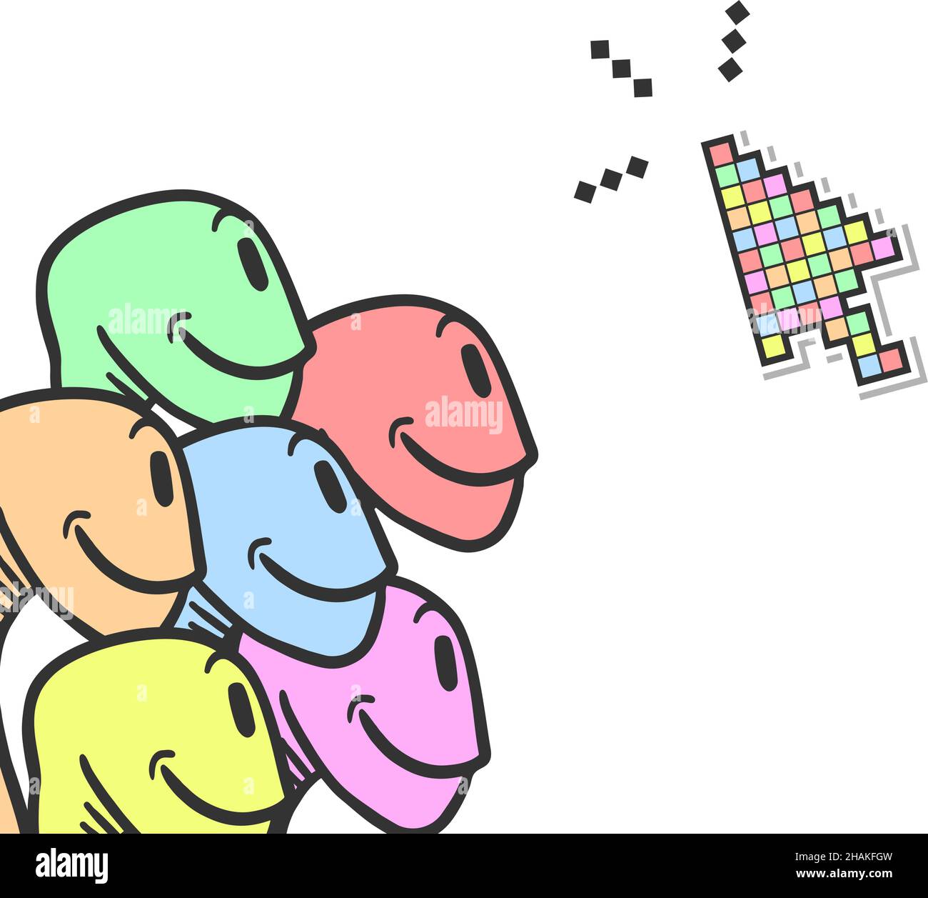 Color art web Stock Vector Image & Art - Alamy