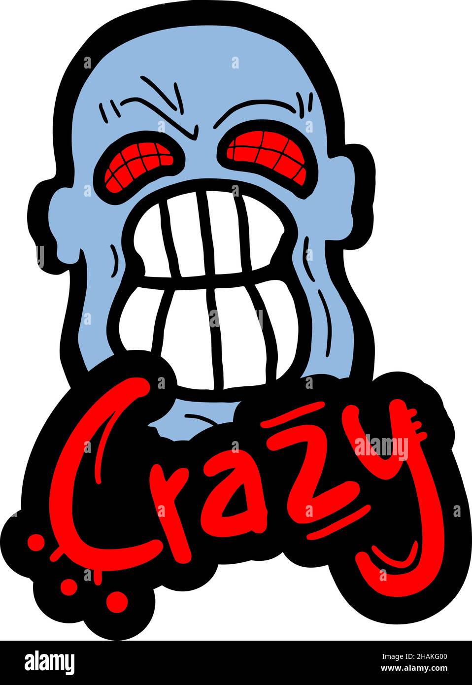 Crazy artist Stock Vector Images - Alamy