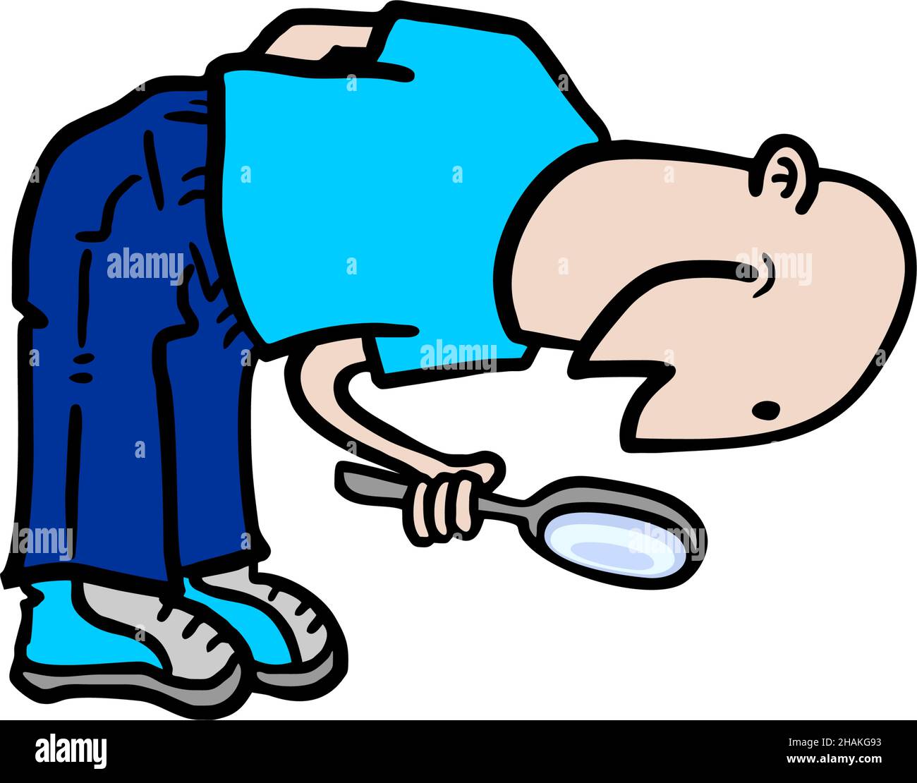Detective hand Stock Vector Images - Alamy